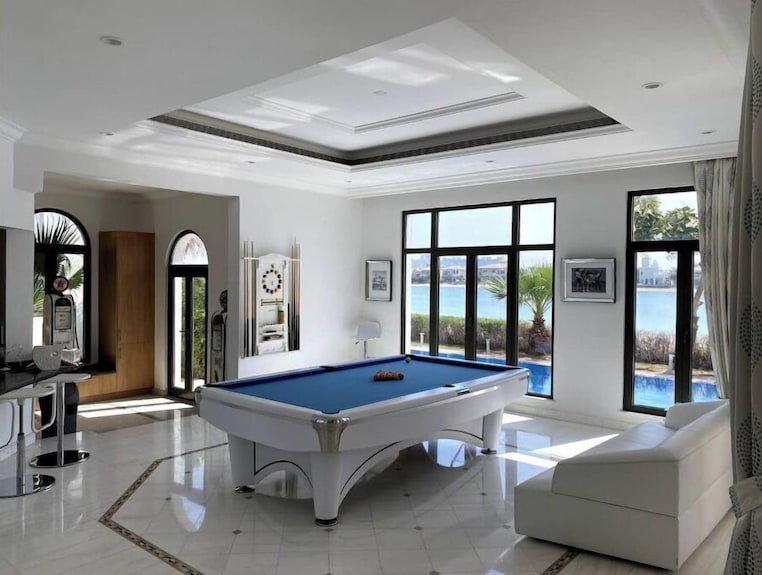 Palm Jumeirah Skyline - Own Private Beach And Pool - Dubaï