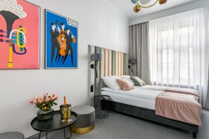 Quarto Duplo Premium | Sala de estar | Smart TV de 43 polegadas com canais digitais, televisor 