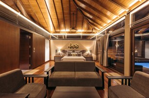 Sea Facing Pool Villa | Cofre no quarto, quartos insonorizados, ferro/tábua de engomar 