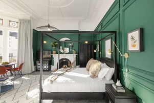 Apartamento Elite | 1 quarto, secretária, secretária adequada para computadores portáteis 