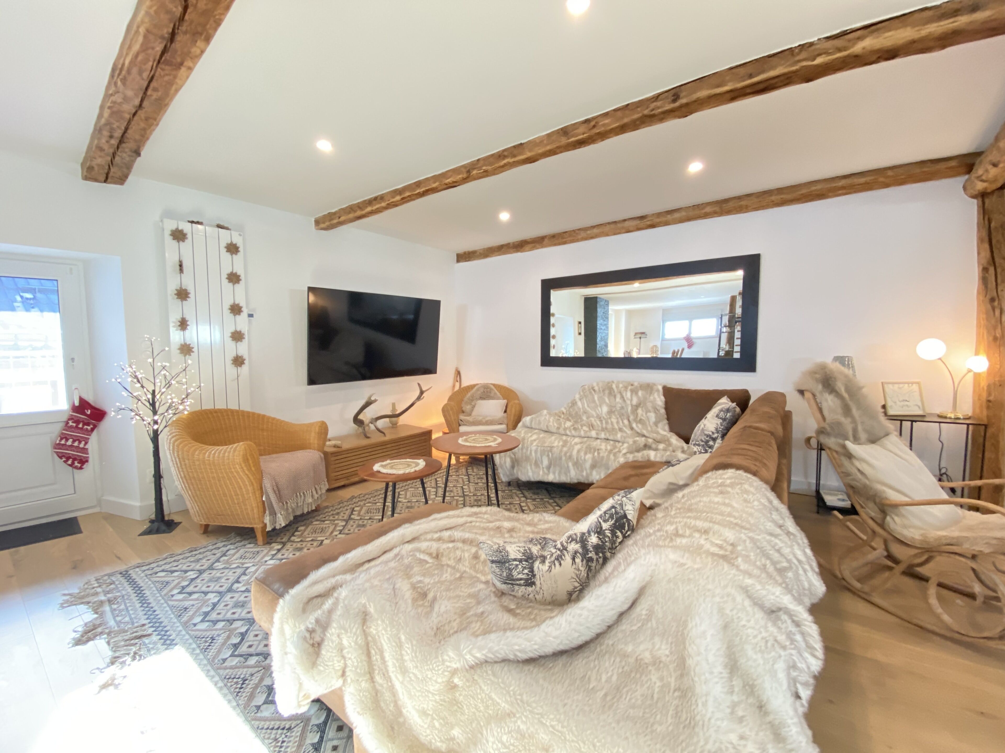 Superbe Duplex 8/10 Pers 5ch 3sdb 1 Balcon 150m2 Cocooning Au Coeur Du Queyras - Molines-en-Queyras