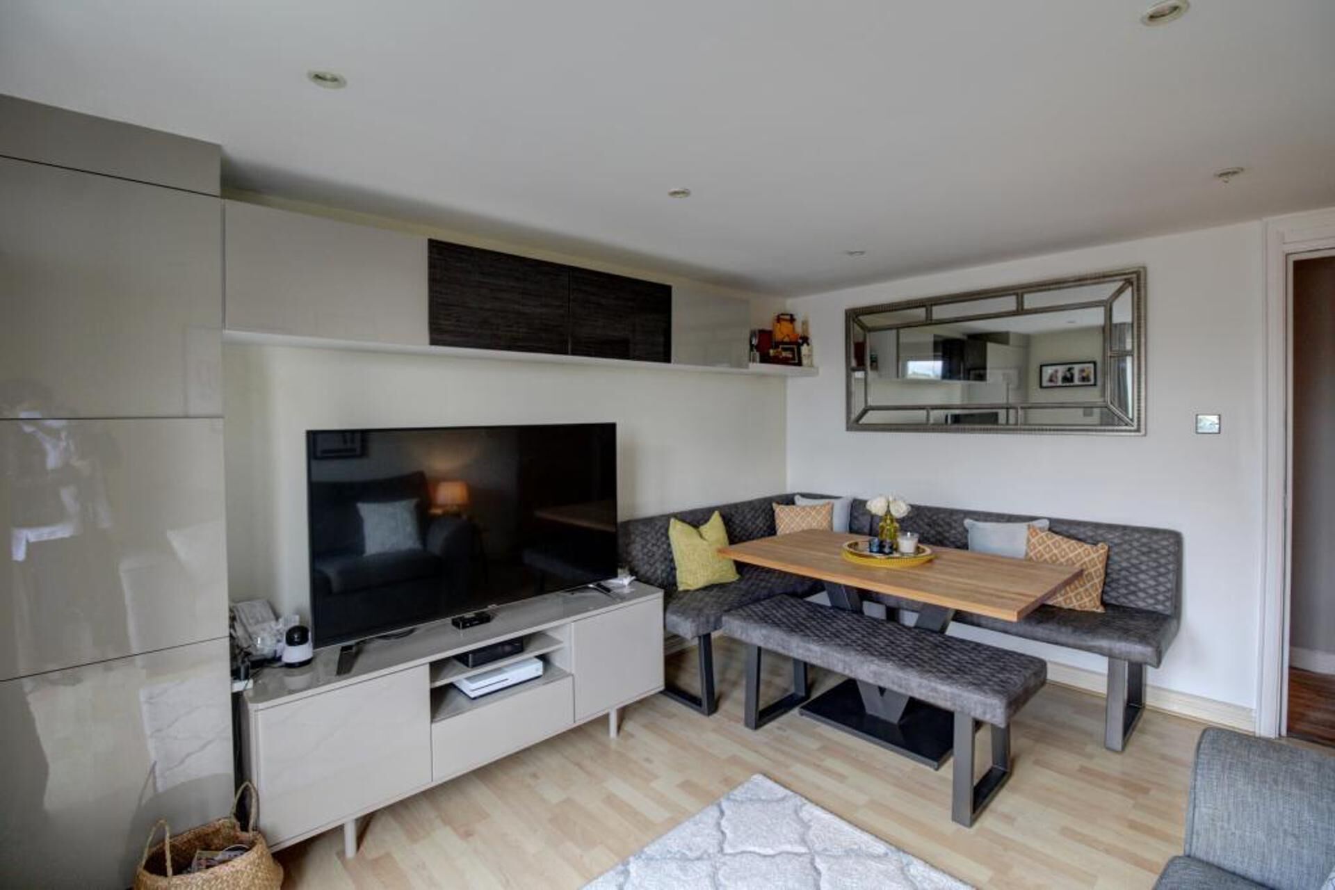 Apartamento, 1 cama queen-size e sofá-cama | Sala