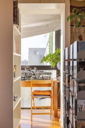 Apartamento, 1 quarto, varanda, Vista para a cidade | Interior