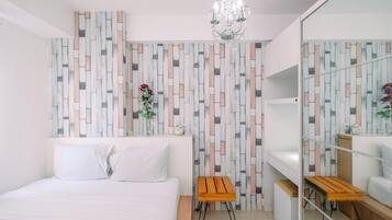 Quarto | 2 quartos, Wi-fi grátis, roupa de cama fornecida