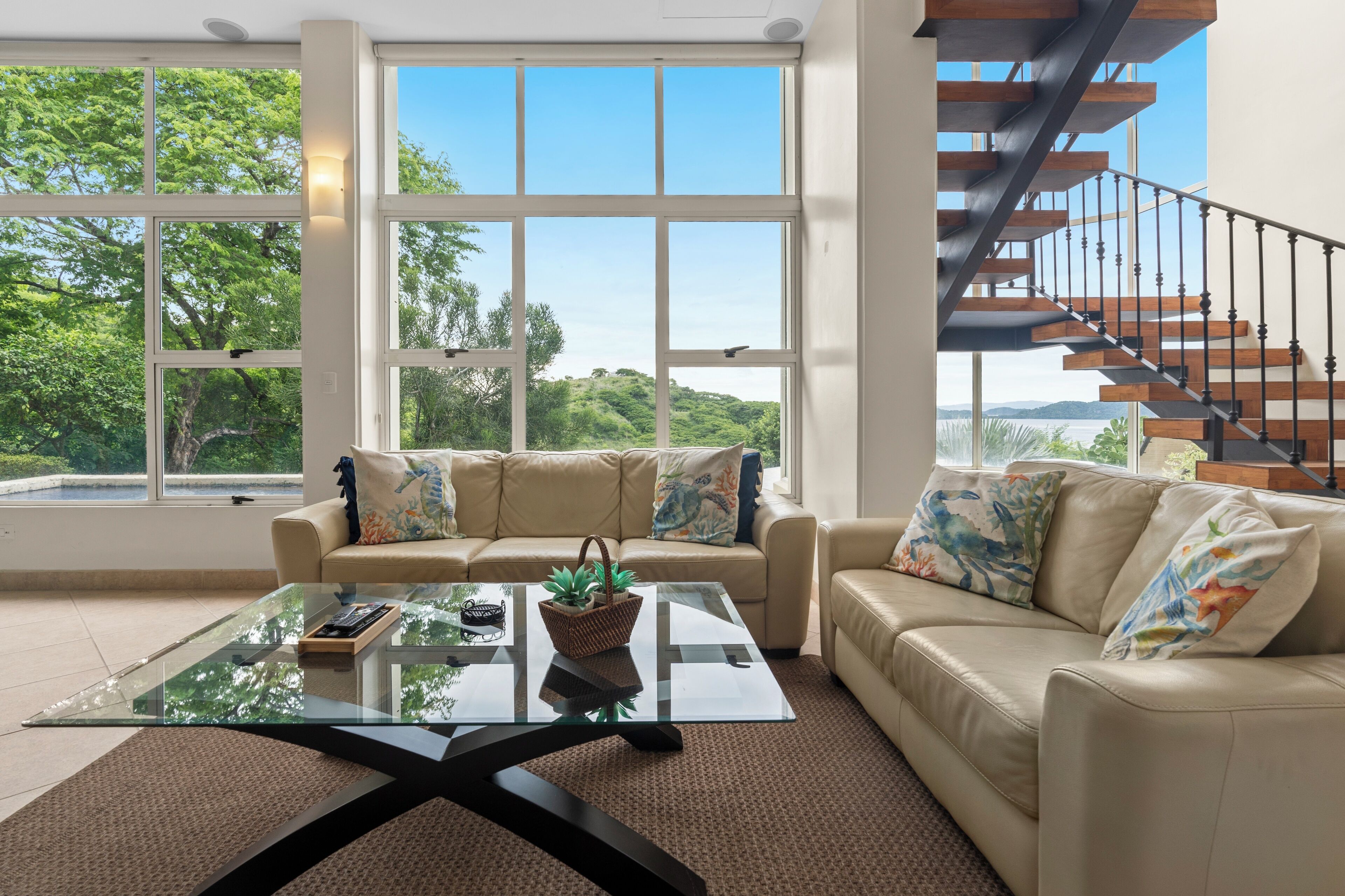 Hillside Home - Sweeping Views - Two Level Pool - Carport - Gated Community - Playa Hermosa