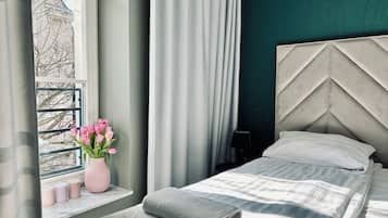 Apartamento exclusivo, 2 quartos, cozinha americana | Roupas de cama de algodão egípcio, roupas de cama premium