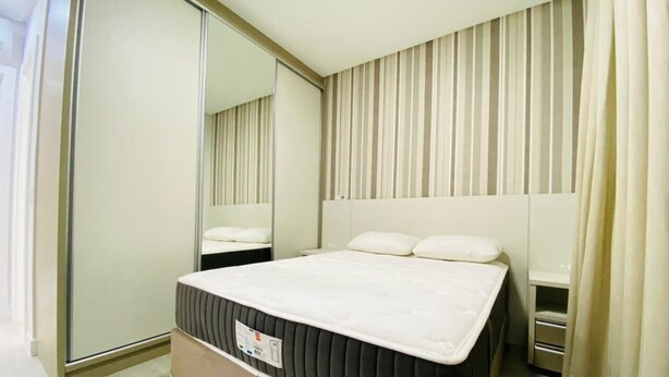 Apartamento | 2 quartos, Wi-fi grátis, com mobília individualizada 