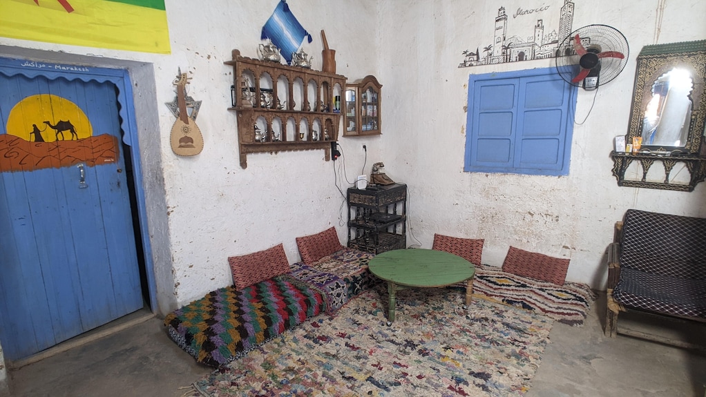 Traditional Building House With Amzing Food - Morocco