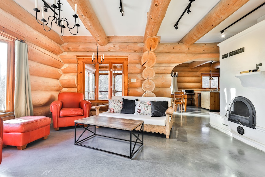 Log House - Sauna - View On Mont-tremblant - Mont-Tremblant