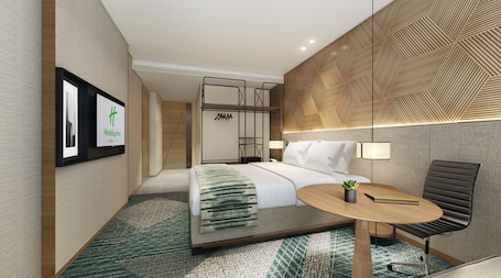 Quarto standard, 1 cama King, acessĆvel | Frigobar, cofres nos quartos, escrivaninha