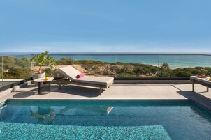 Penthouse, 2 quartos, varanda, vista para o oceano | Vista para a praia ou o mar