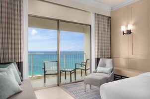 Vista para a praia ou o mar