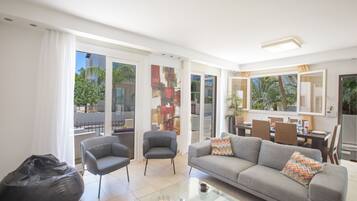 Villa, 3 quartos, piscina privativa, vista para o jardim | Restaurantes