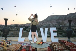 Terraço no piso superior