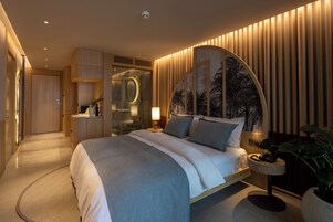 Quarto Familiar, vista para o mar | Roupa de alta qualidade, minibar grátis, cofre no quarto