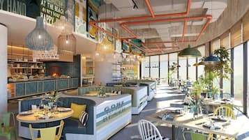 Café da manhã com buffet todos os dias (VND 350000 por pessoa)