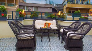 Quarto Duplo de Luxo | Terraço/pátio interior