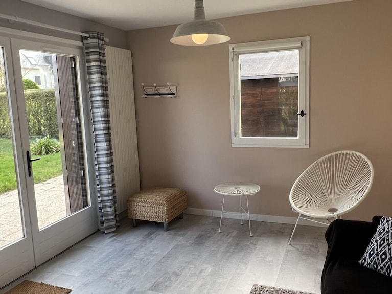 Cabaña Acogedora En Cabourg: 3 Habitaciones, Jardín, Cerca De Talasoterapia, ¡Con Aparcamiento Y Wifi! - Cabourg