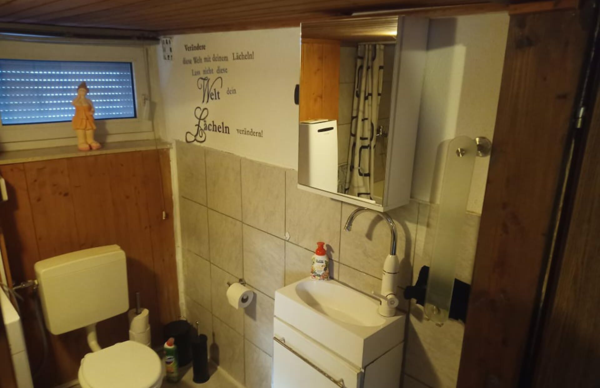 Apartamento | Casa de banho | Um polibã e uma banheira separados, uma banheira de imersão total 