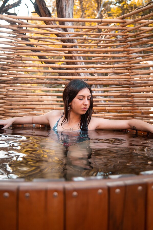 Salas para tratamentos a dois, sauna seca