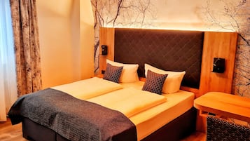 1 quarto, roupa de alta qualidade, edredões de penas, cofre no quarto