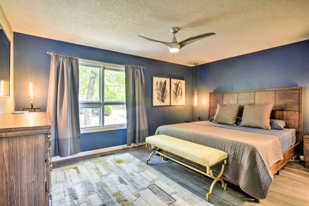 New! Upscale Lake View Home With Multi-level Deck - High Point, NC