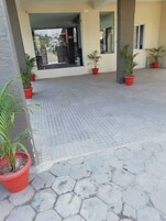 Entrada do alojamento