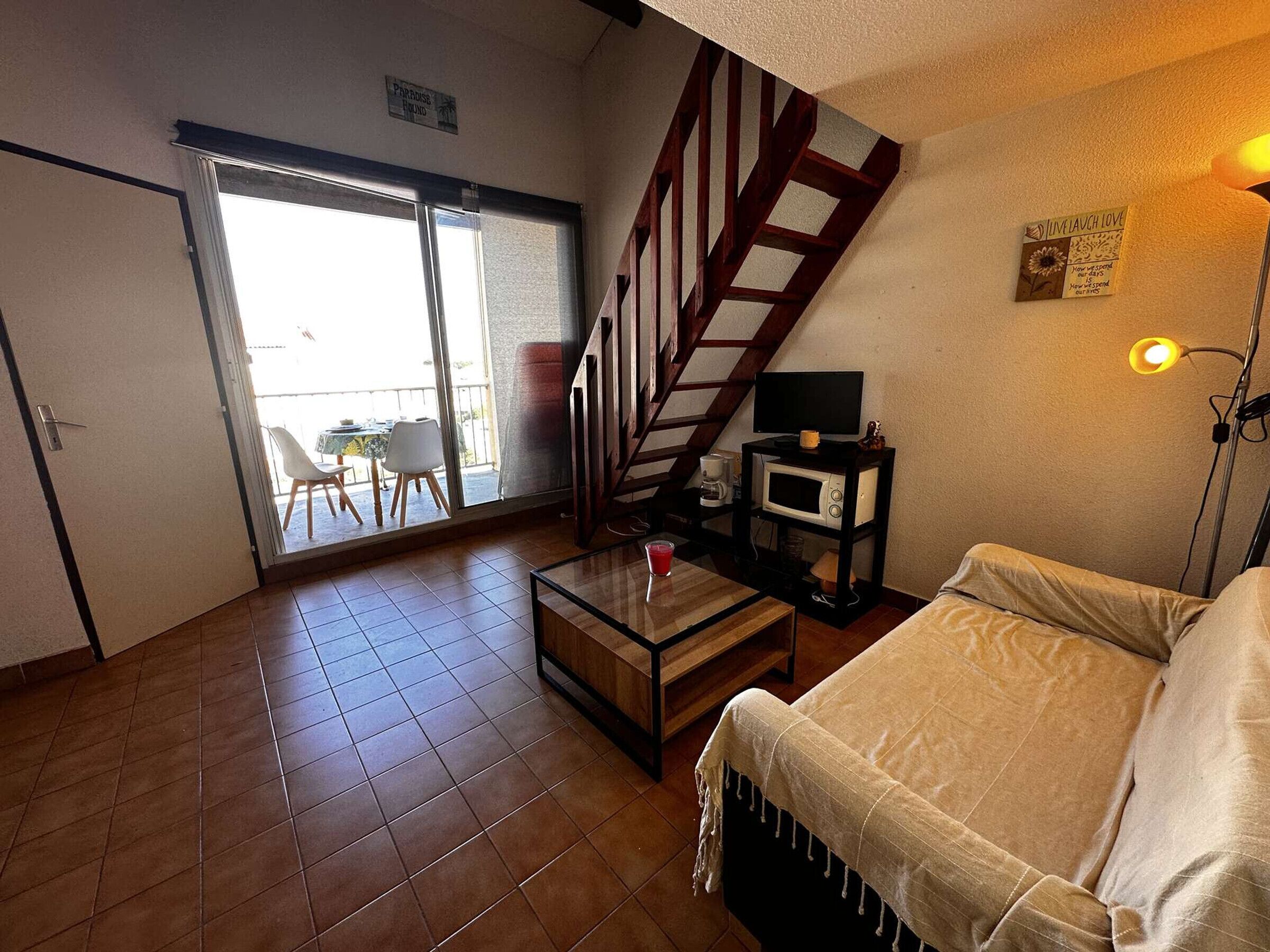 2-zimmer-wohnung Mit Zwischengeschoss, Pool Und Parkplatz In Narbonne Plage - Gruissan