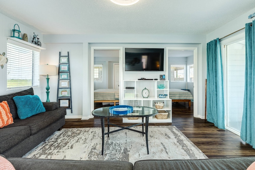 Walk To Bermuda Beach|water Views|deck|grill|wifi - 갤버스턴