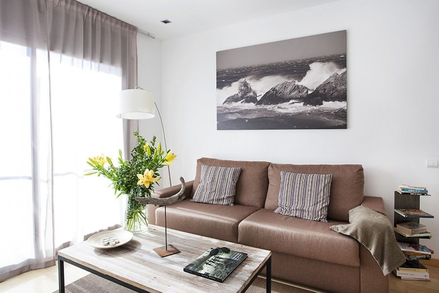 Your 2 Rooms And 2 Bath Home 200m From The Beach - La Barceloneta