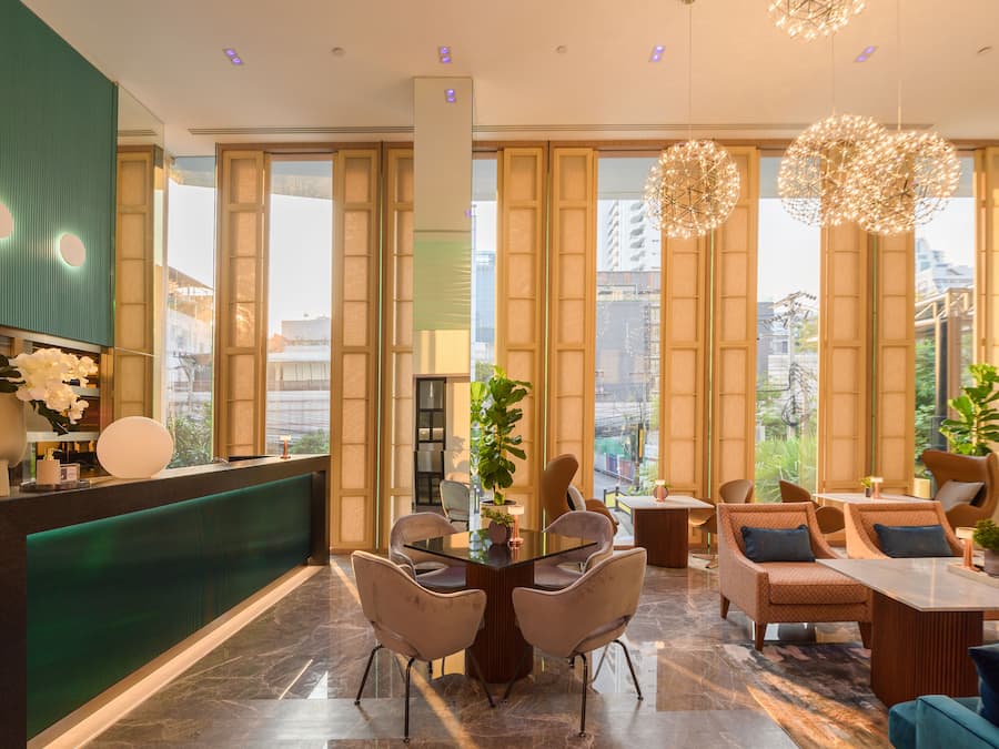 Sala de estar do lobby