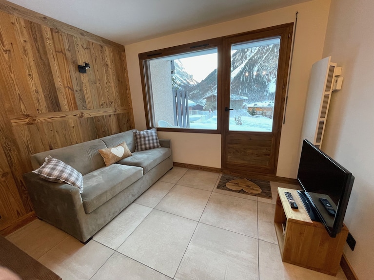 Appartement Cosy Type Chalet Avec Piscine Au Pied Des Pistes Et Vue Panoramique - Courchevel