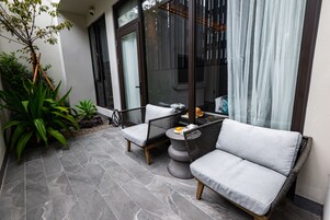 Quarto casal urbano (Karaoke) | Terraço/pátio