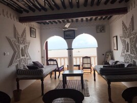 Quarto, terraço | Roupa de cama