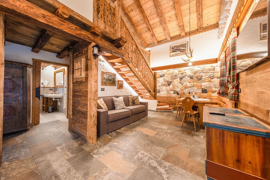 Chalet "Catinaccio Rosengarten 56" Con Vista Sulle Montagne, Giardino E Wi-fi - Pozza di Fassa