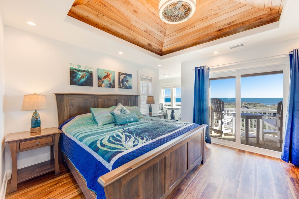 Oceanfront Beach House W/ Pool, Hot Tub, Game Room And Home Theater - Avon, NC