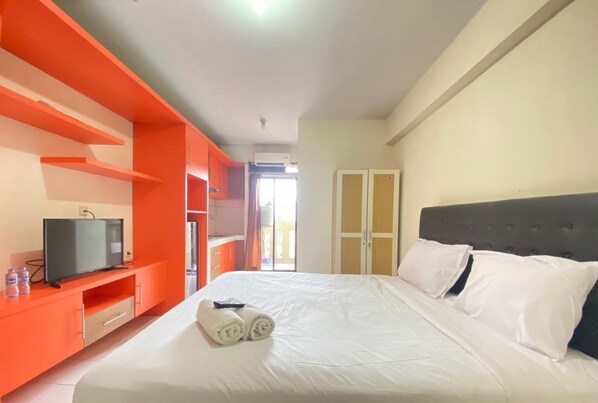 Quarto | 1 quarto, roupa de cama