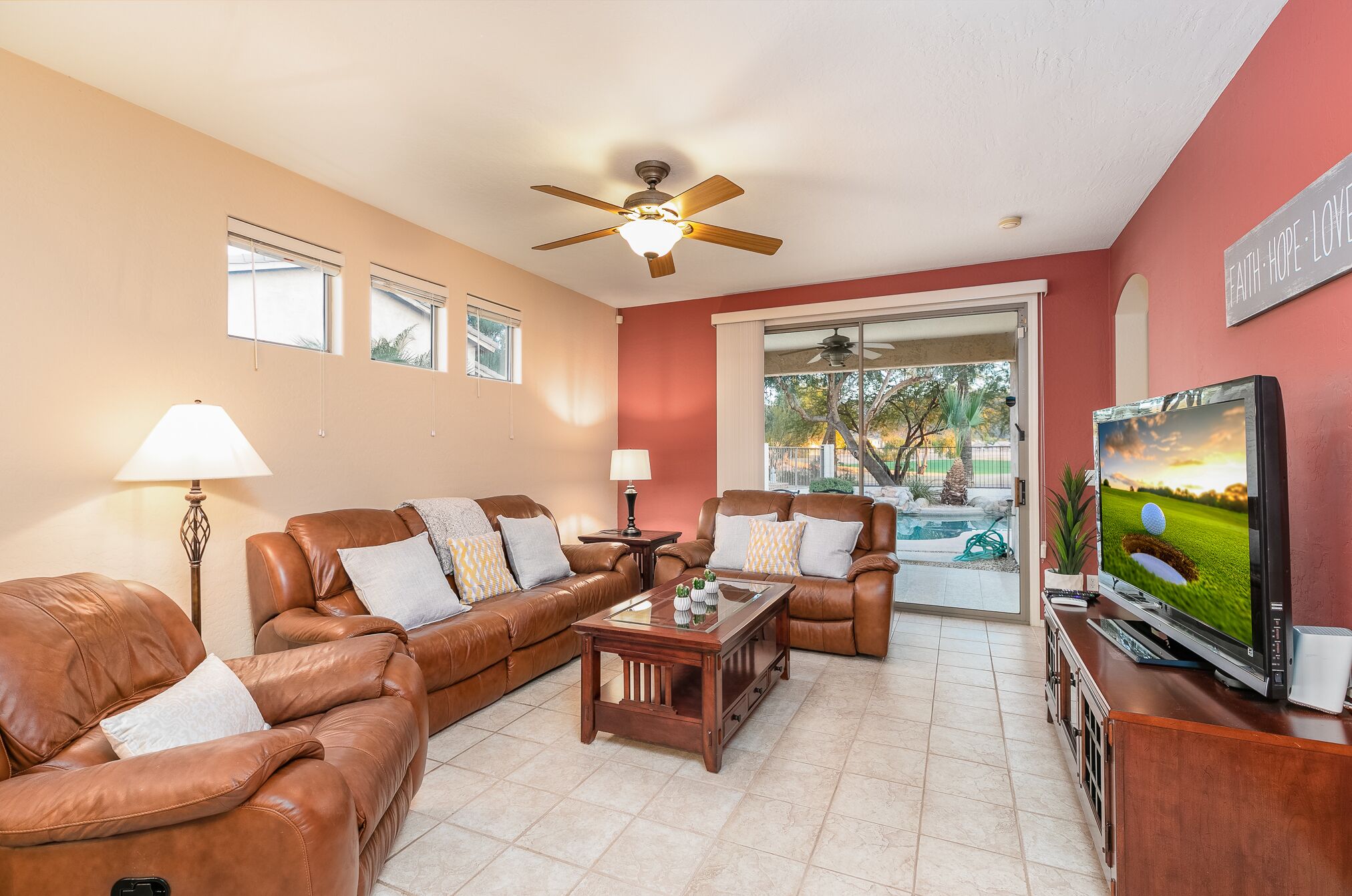 Golf Front Home With Mountain Views, Heated Pool, Fun Game Room, Bbq, Vr Tour - Phoenix