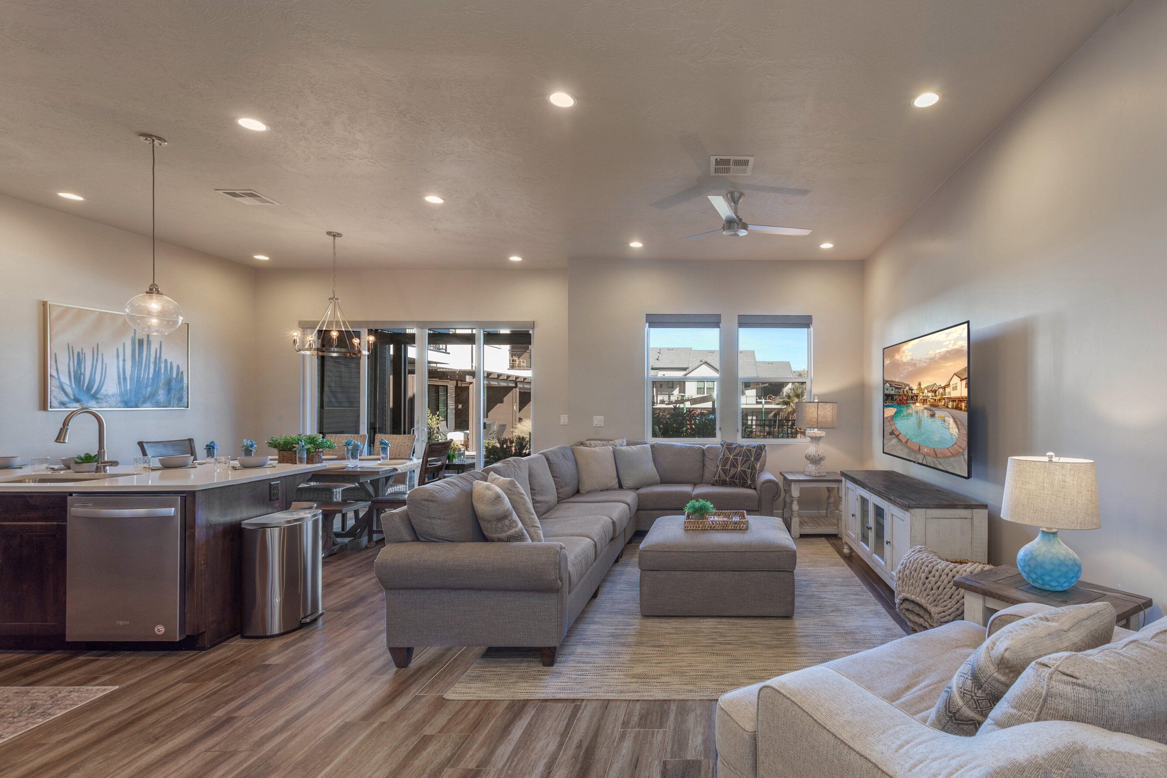 Ocotillo Springs Resort 3 | Beautiful 3 Bedroom With A Nintendo Switch, And Community Pool - Gunlock State Park, Gunlock