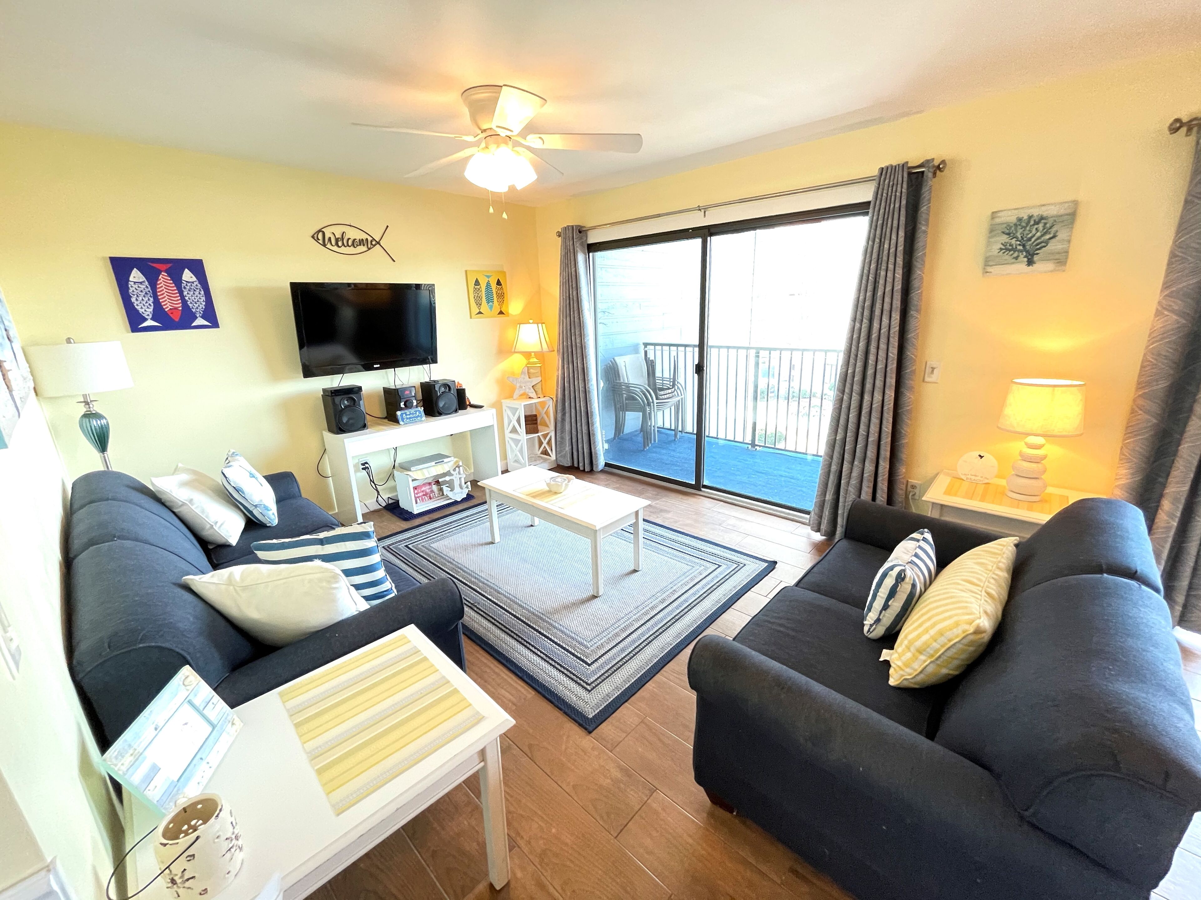 Your Happy Place - 2br/2ba Ocean View Condo, Amenities Galore. Airy & Spacious! - Surfside Beach, SC