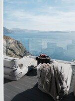 Deluxe Suite outdoor hot tub sea view | Minibar, cofre com capacidade para portátil, Wi-fi grátis 