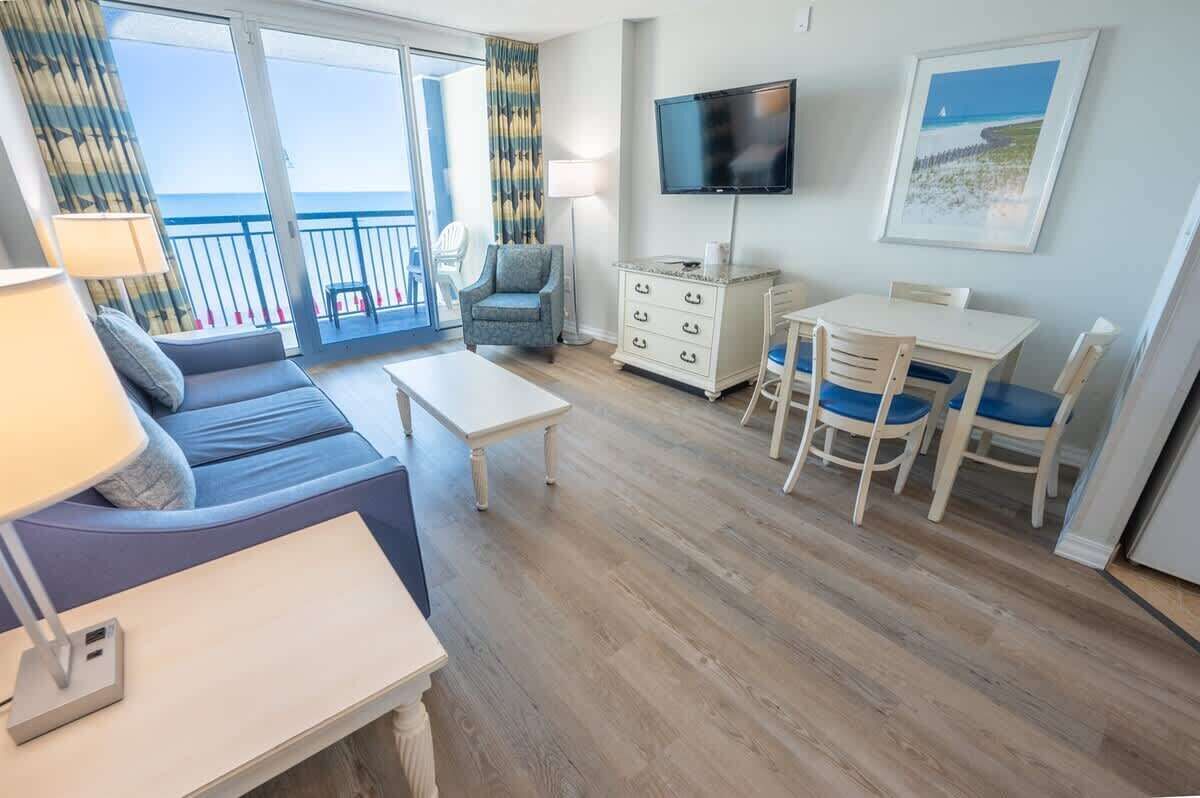 New Floor Private Balcony Oceanfront Decor With Pools - Cherry Grove Beach, SC