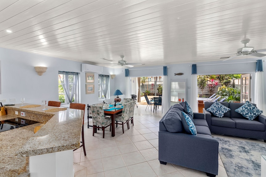 Beautiful Barbados Villa - St James - With Beach Membership - Barbados