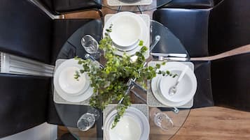 Casa luxo, 3 quartos, para não fumantes, vista para o jardim | Sala de jantar