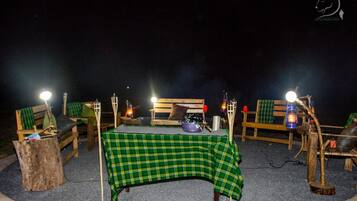 Cabine, 1 cama queen-size | Varanda