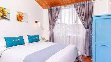 Quarto Duplo | Roupa hipoalergénica, quartos insonorizados, Wi-fi grátis