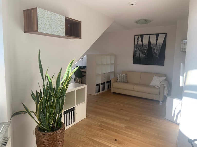 Modern 50 Sqm Apartment With Living Room, Bedroom And Balcony - Bad Aibling