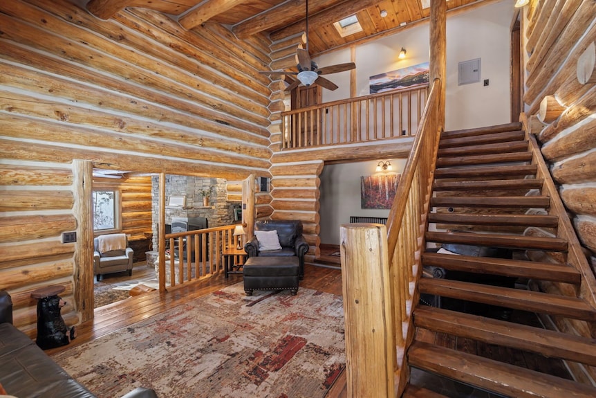 Captivating Rustic Log Cabin With Seasonal Stream Close To Estes Park And Rmnp - 리용