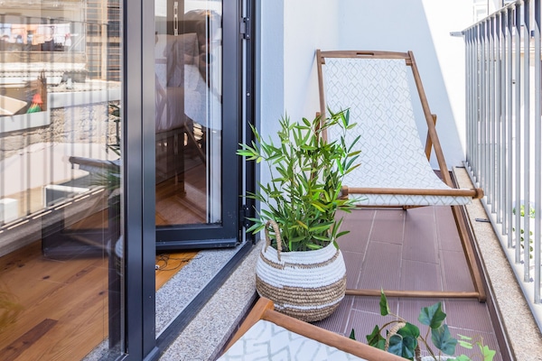 Quarto, 1 cama de casal | Sacada