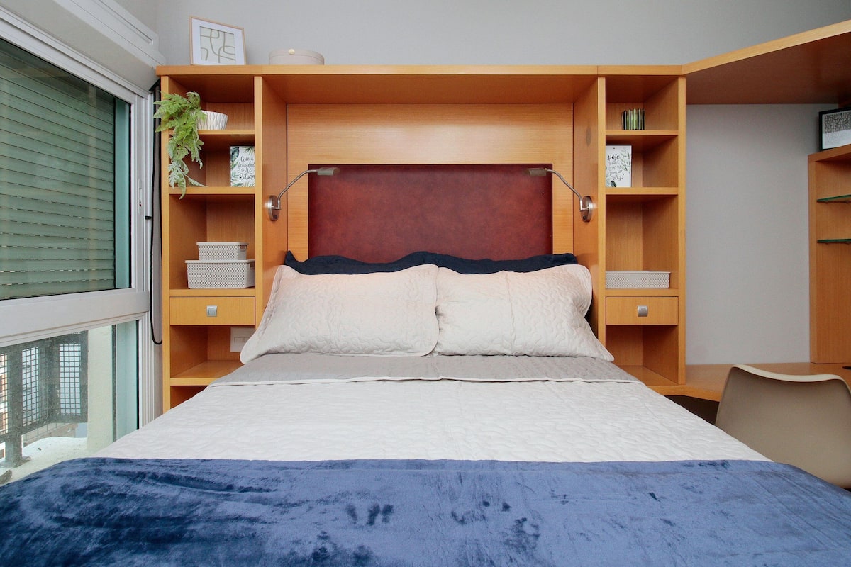 Apartamento | 1 quarto, Wi-fi grátis, roupa de cama fornecida